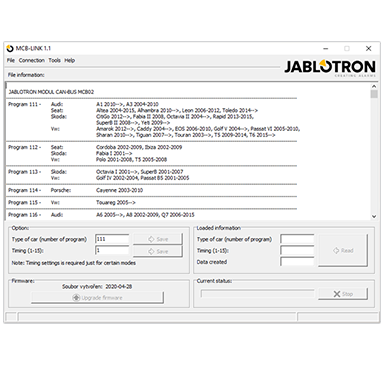 BL-MCB Bootloader programmer | JABLOTRON B2B E-shop